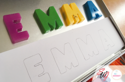 DIY : Apprendre à écrire son prénom - So Workin' Girls