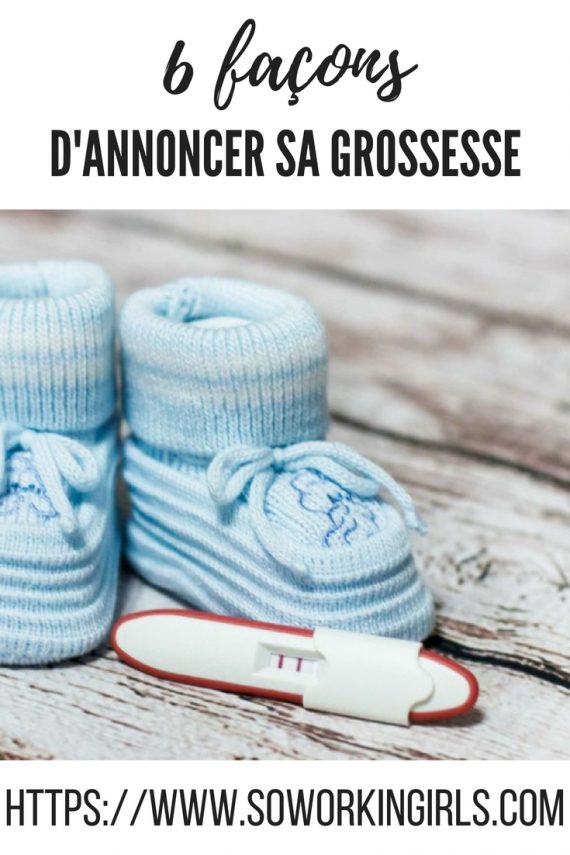 6 façons originales d'annoncer sa grossesse - So Workin' Girls